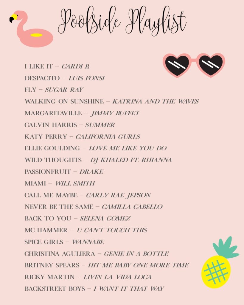 JaM'N POOLSIDE PLAYLIST - The Fashionable Accountant